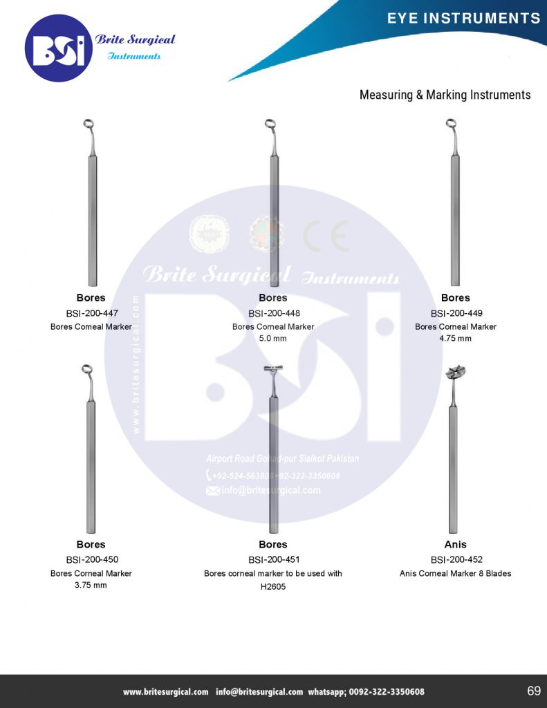 Measuring & Marking Instruments – Brite Surgical